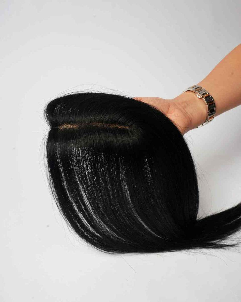 Scalp Line Hair Topper – Lightweight, 100% Human Hair for Thinning ...